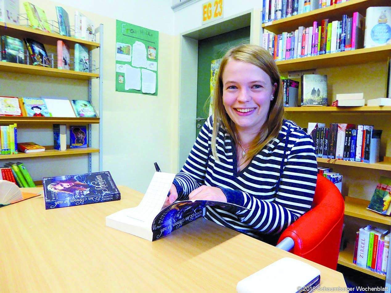 Schaumburger Wochenblatt » ﻿Erster Roman mit 20 Jahren - Bad Pyrmonterin Mareike Allnoch las aus ...